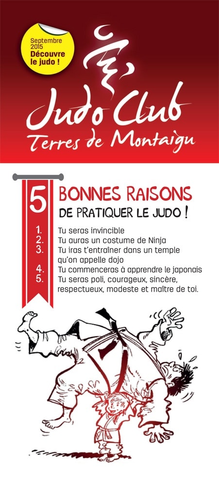 Flyer Judo Club Terres de Montaigu ! - Judo Club Montaigu